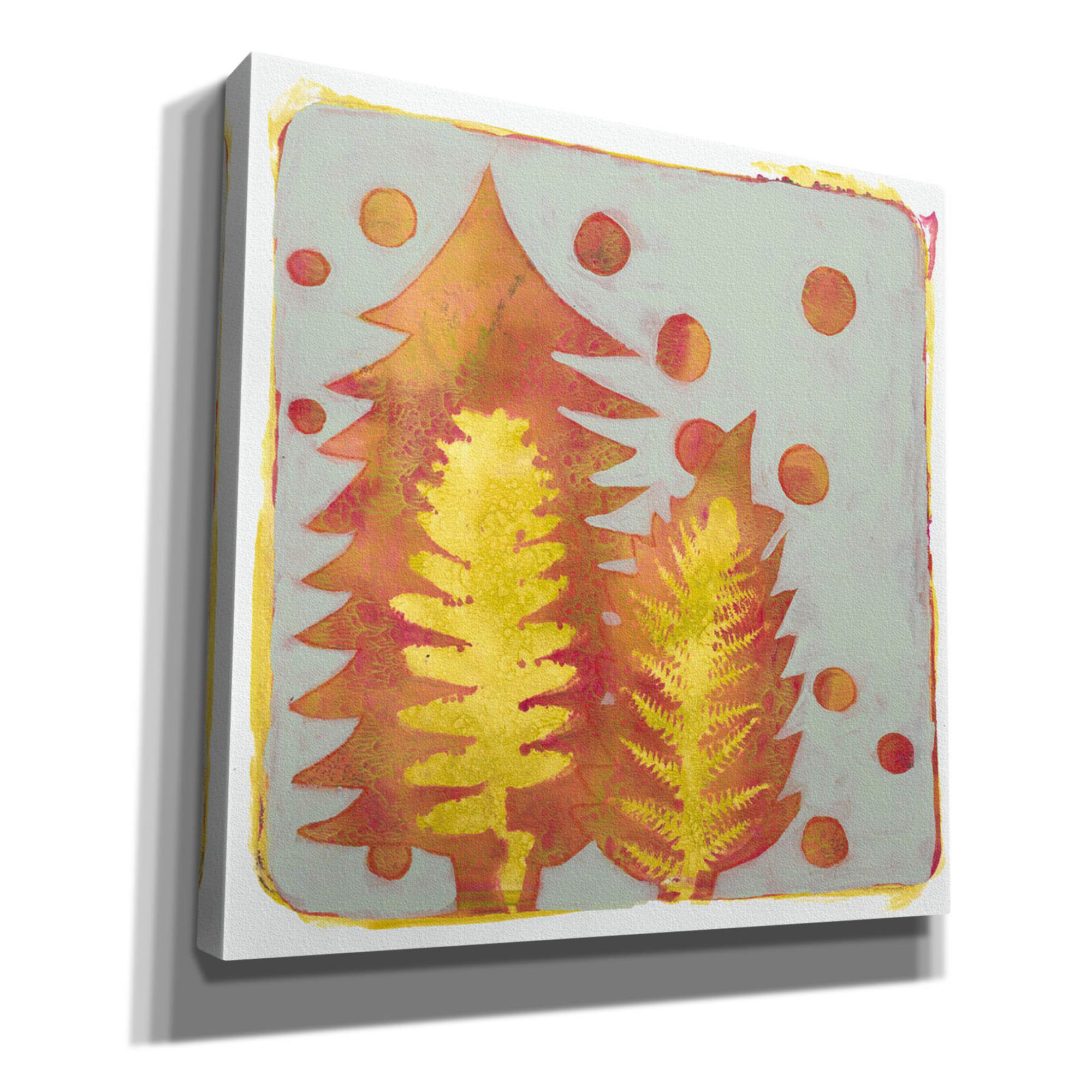 The Holiday Aisle® August Grove 'Warm Xmas' By Maria Pietri, Acrylic Glass Wall Art | Wayfair